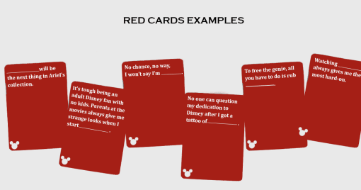 Cards Against Disney 828 Cards Humanity Edition