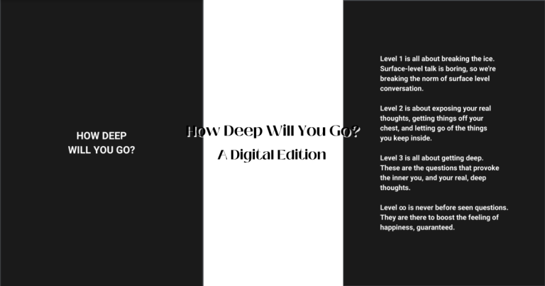 How Deep Will You Go PDF Of the Deepest Card Game - EditionCards