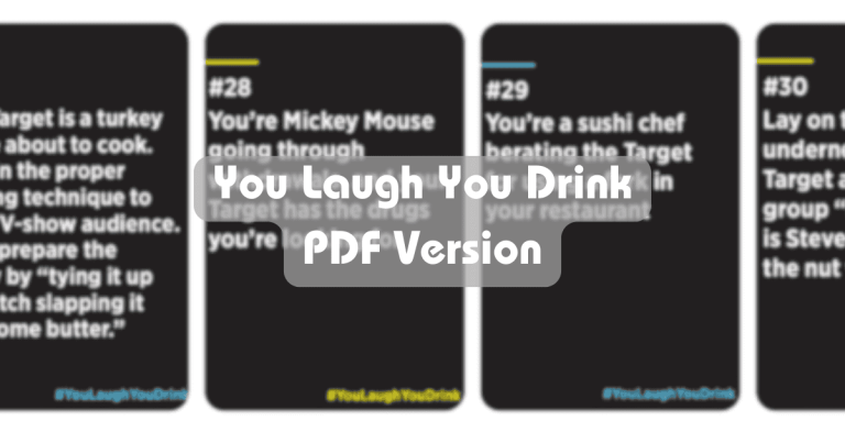 You Laugh You Drink PDF: Print, Play, and Drink! - EditionCards