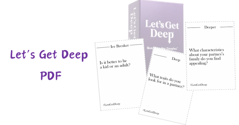 Let’s Get Deep PDF - Deepest Game For Couples - EditionCards
