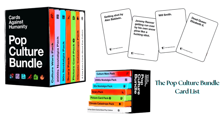 Pop Culture Bundle Cards Against Humanity Card List - EditionCards
